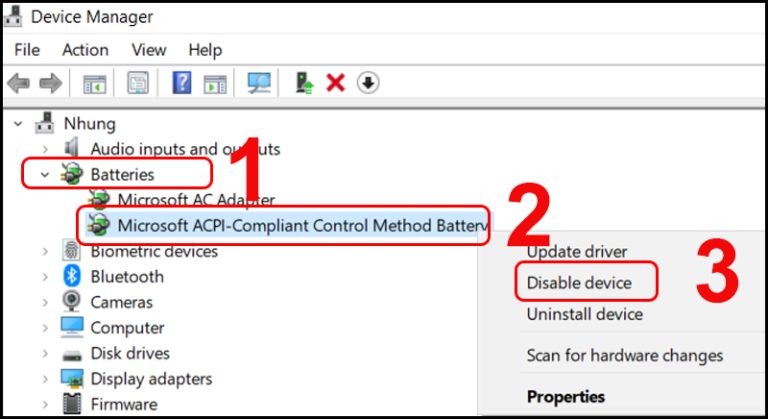 10 cách khắc phục laptop dell báo sạc nhưng không vào pin